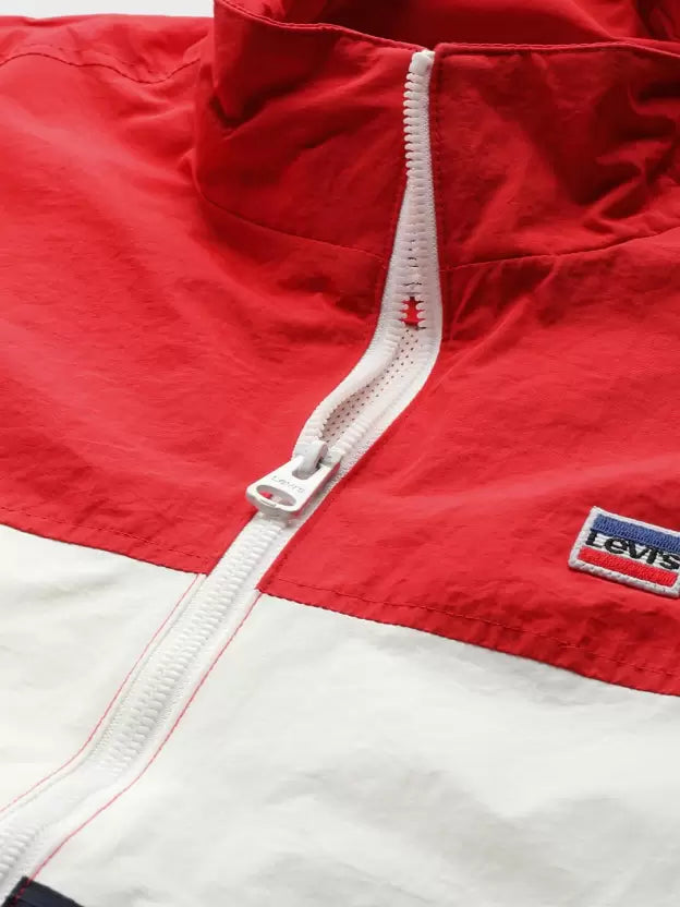 Levi's WindCheater Red White - Men Printed Casual Jacket – BrandVersestore
